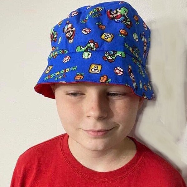 Mario Hat - Etsy