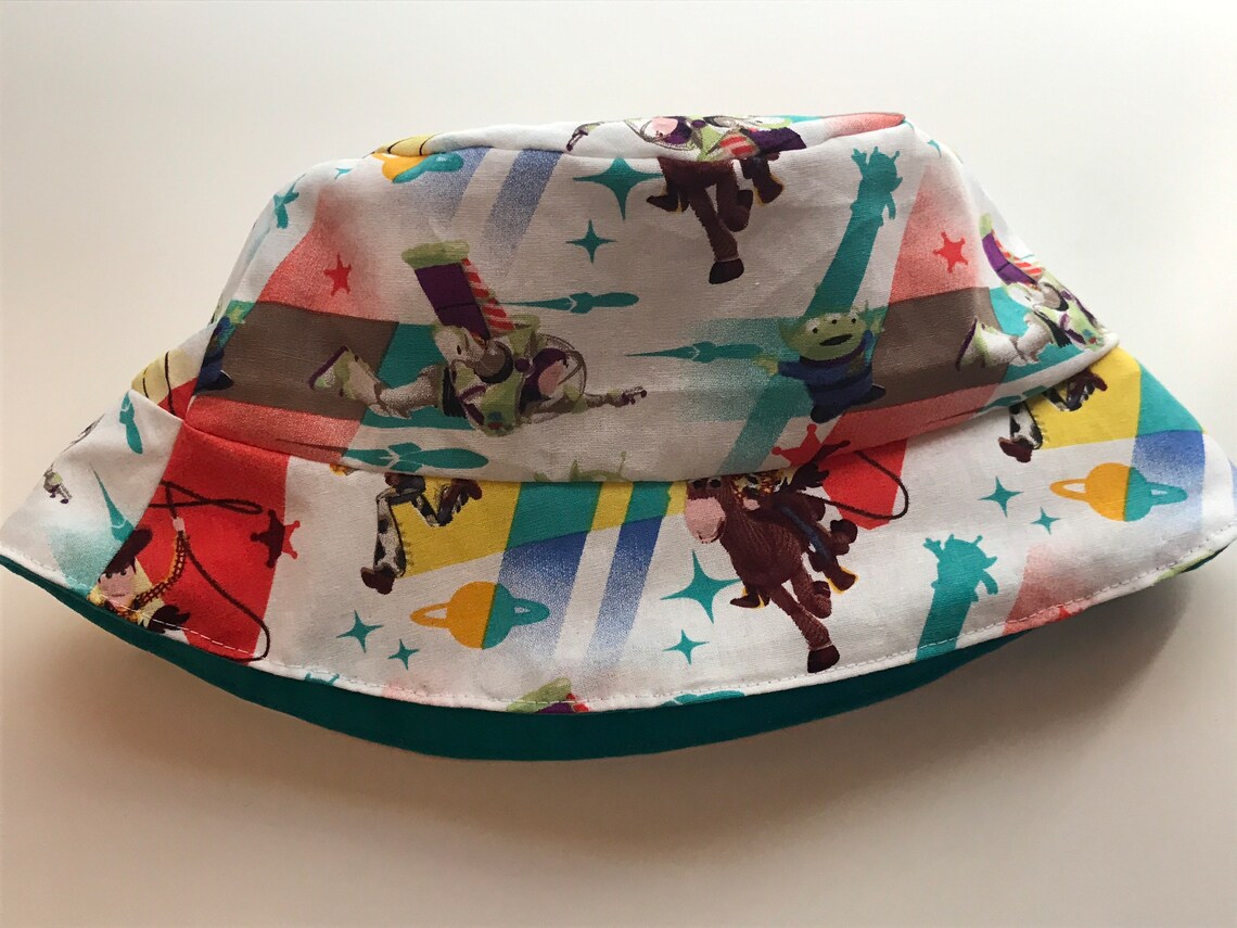 Toy Story Buzz Jesse Woody Bullseye Cotton Lined Bucket Hat - Etsy