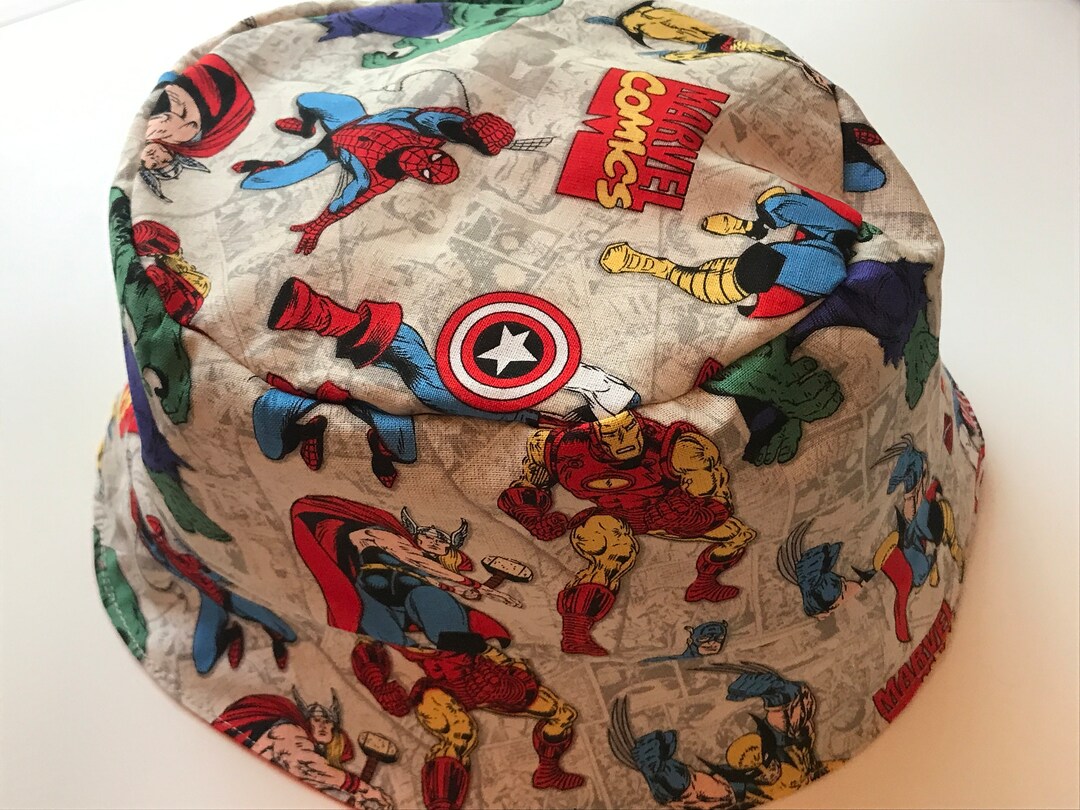 Classic Marvel Comic Print Avengers Men Thor Hulk Captain America ...