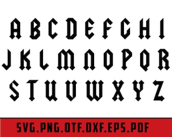 Heavy Metal Alphabet