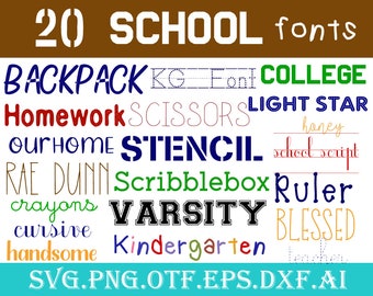 Pencil Letters Back to School PNG Letters School Letters - Etsy