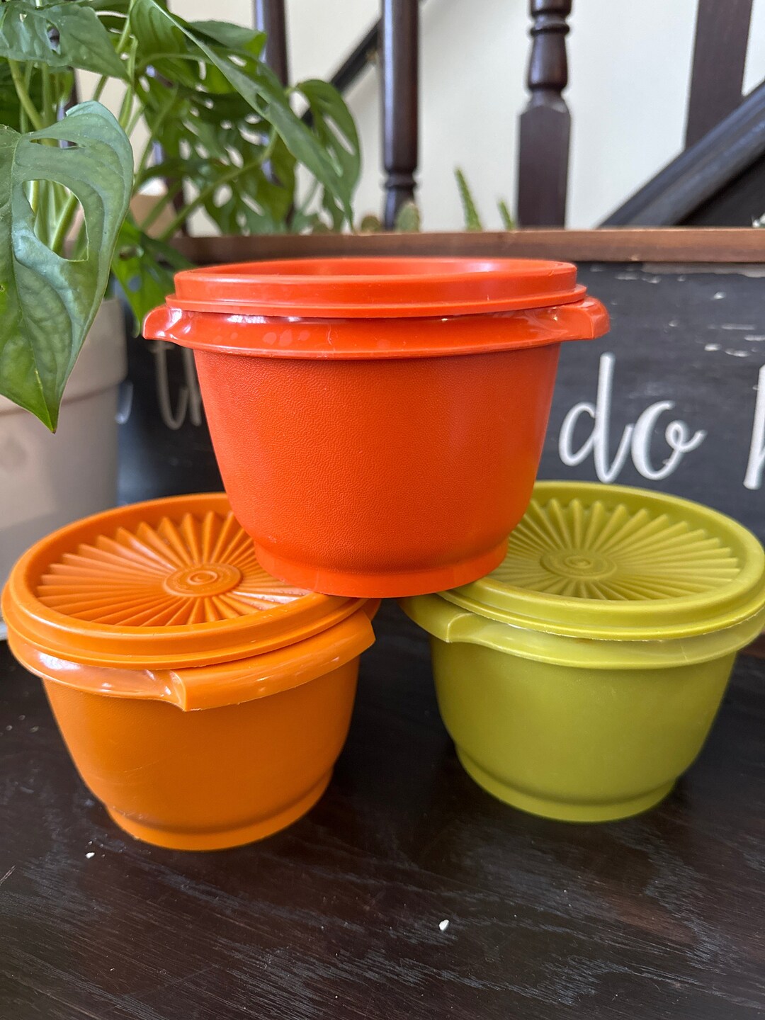 Set of 3 Small Tupperware Containers - Etsy