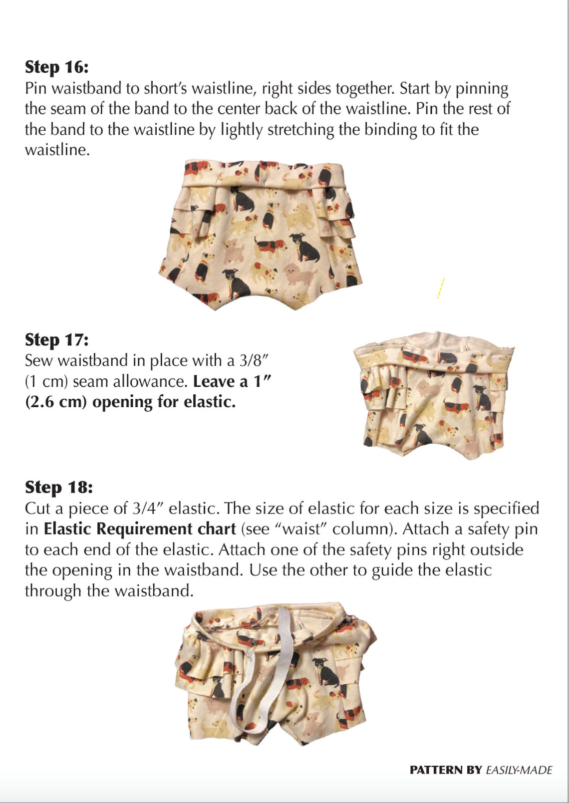 Easy Ruffle Bloomers PDF Sewing Pattern A4 A0 and Projector - Etsy