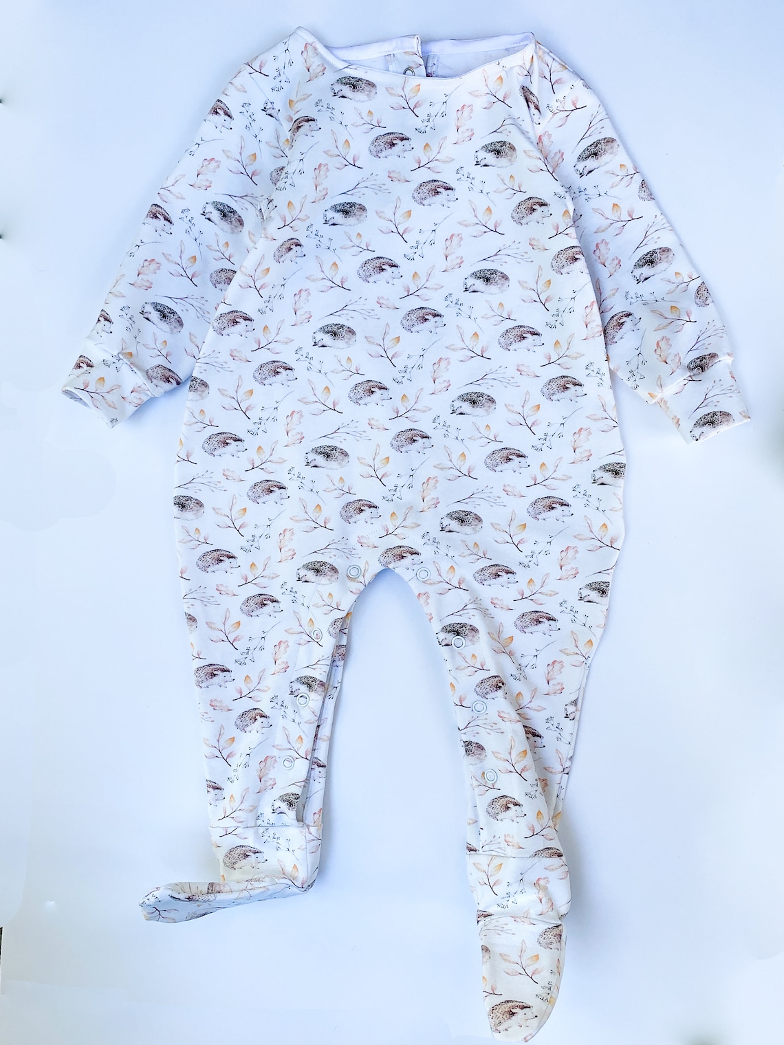 Baby Footed Sleeper PDF Sewing Pattern A4 A0 Projector - Etsy