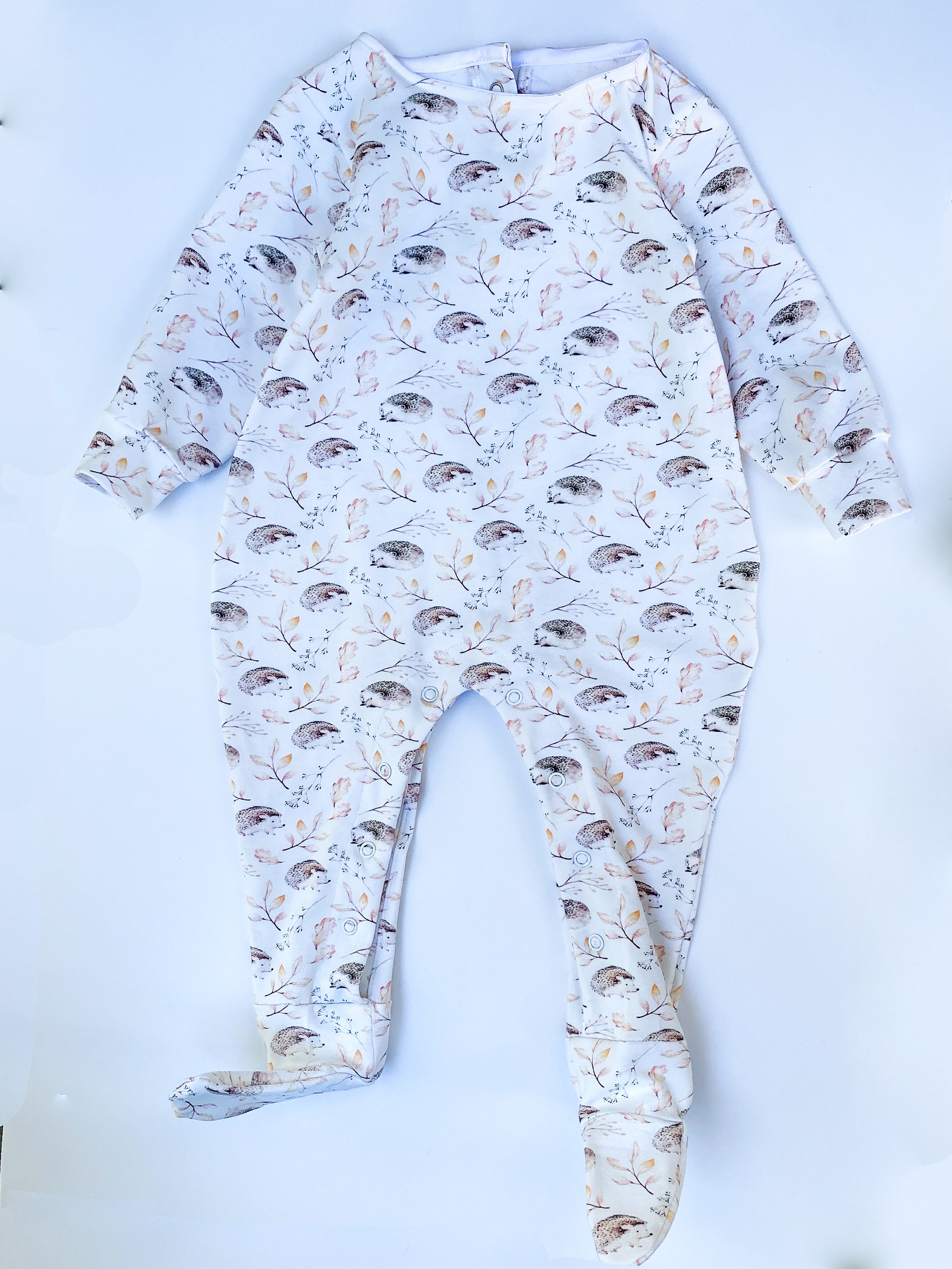 Baby Footed Sleeper PDF Sewing Pattern | A4 A0 Projector Formats | Baby ...