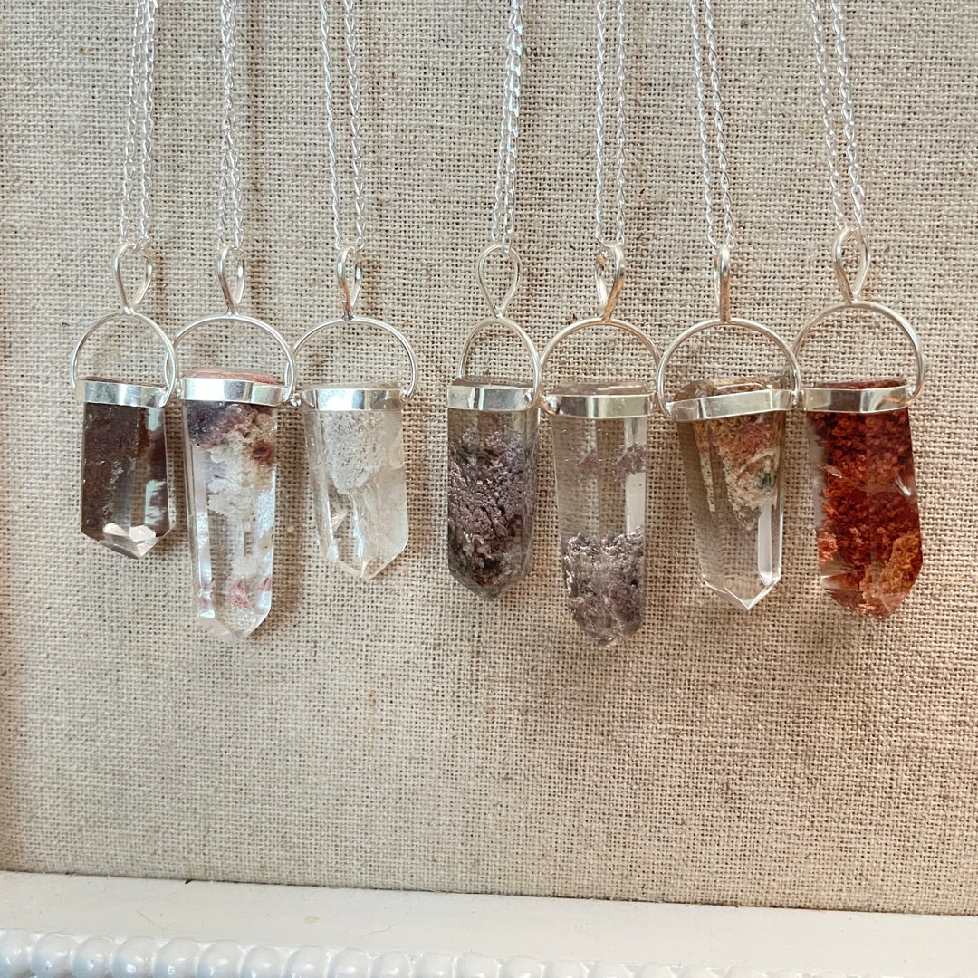 Garden Quartz Pendants - Etsy