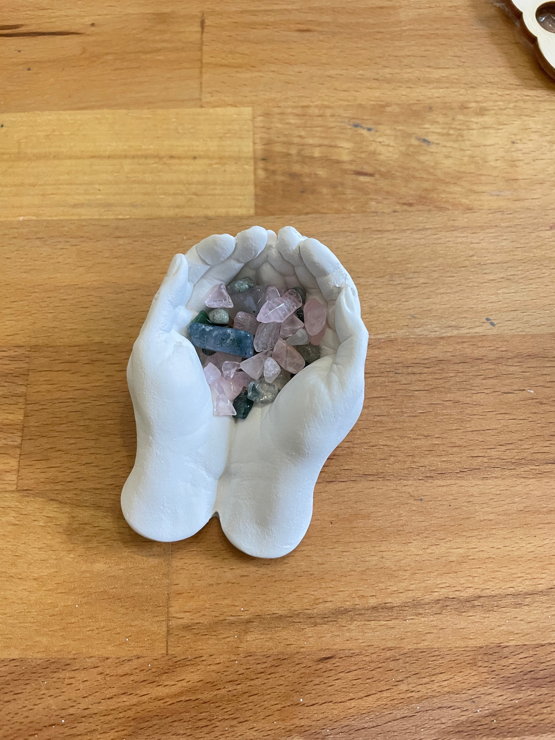 Gypsum Cement Stone Hands Display Hands Hands of God Giving - Etsy