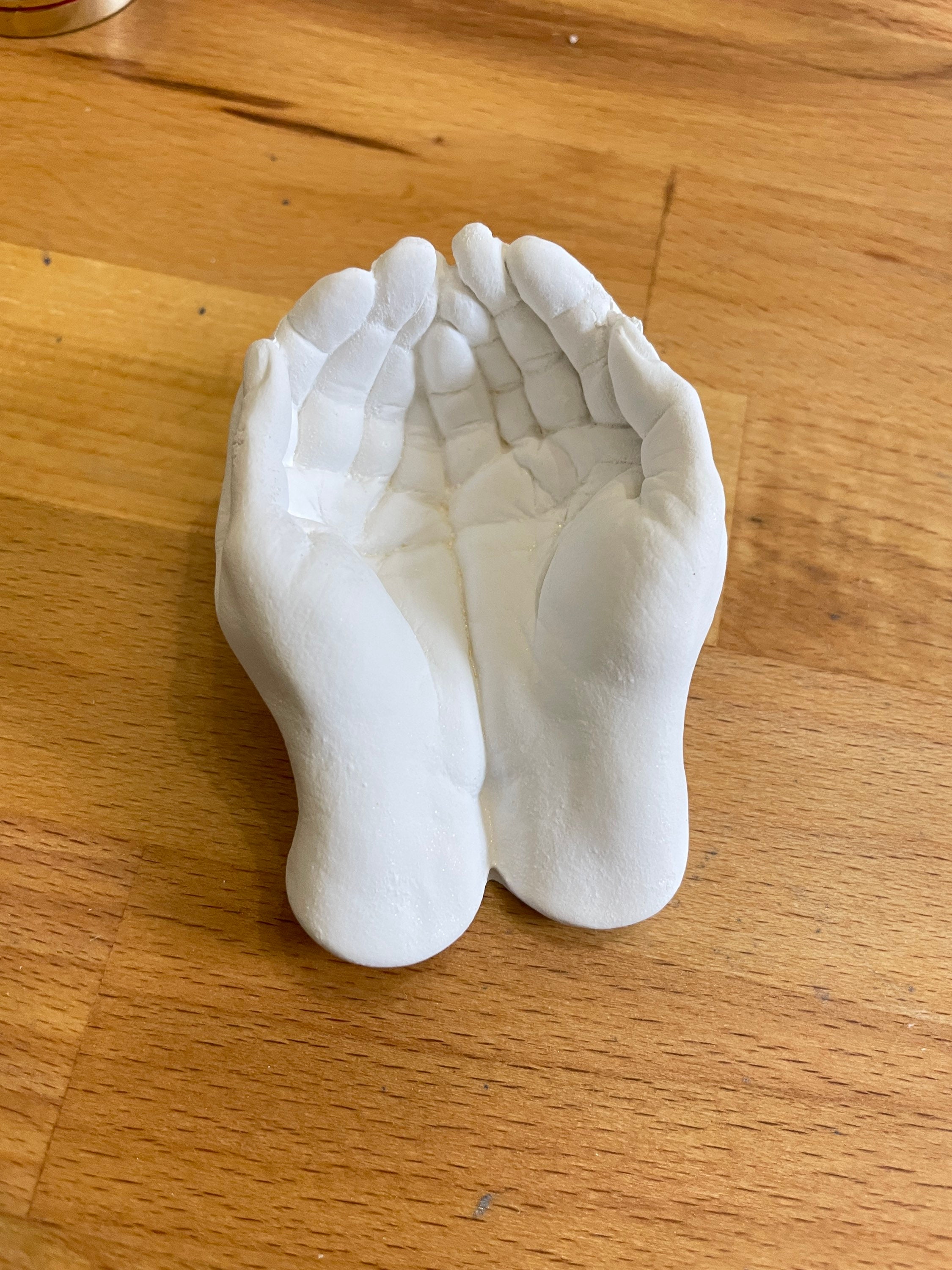 Gypsum Cement Stone Hands Display Hands Hands of God Giving - Etsy