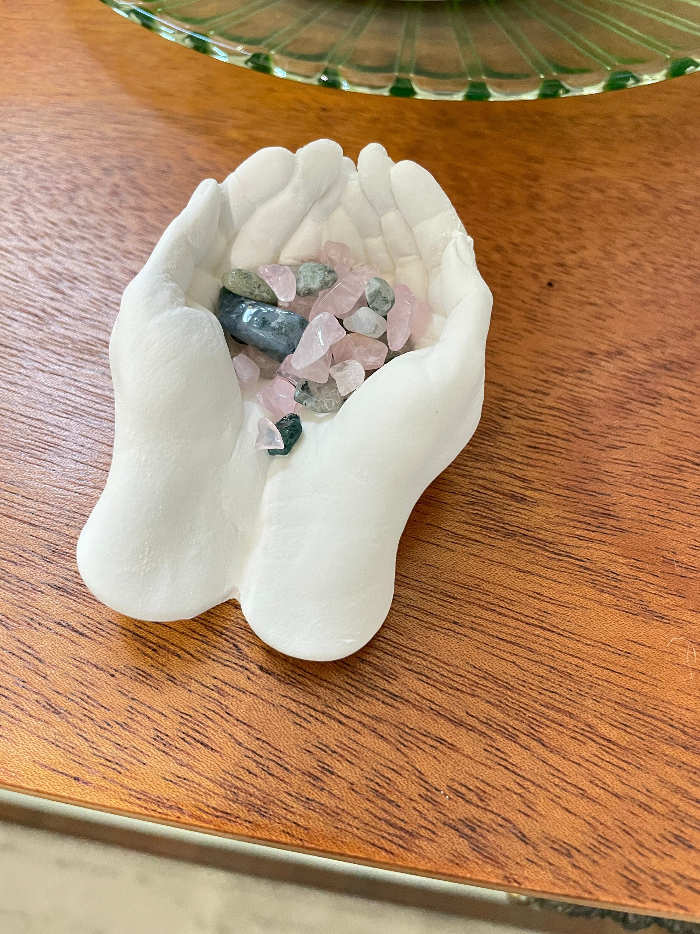 Gypsum Cement Stone Hands Display Hands Hands of God Giving - Etsy