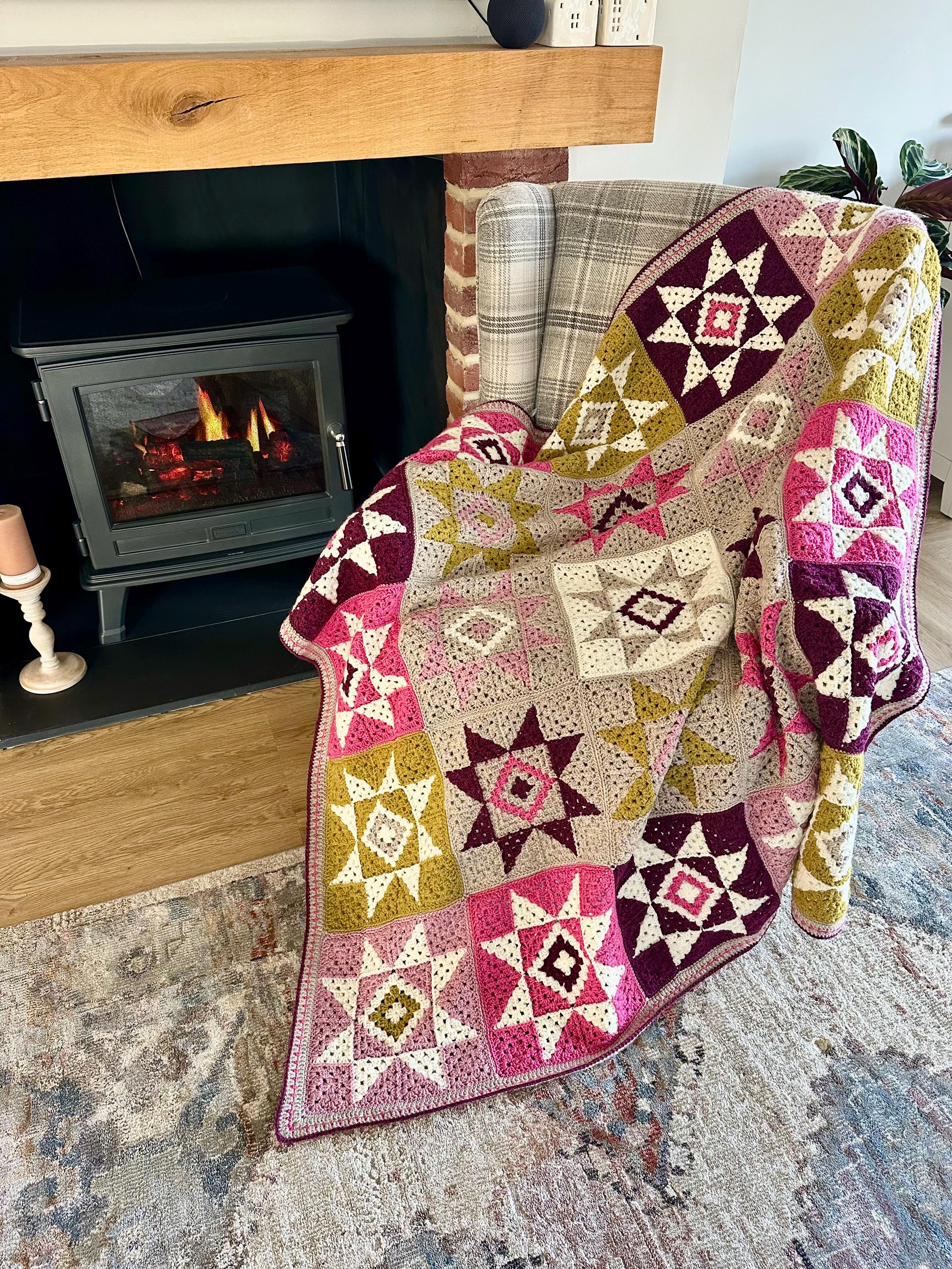 Quiet Sky Crochet Blanket Pattern PDF – Stylecraft Edition - Modern ...