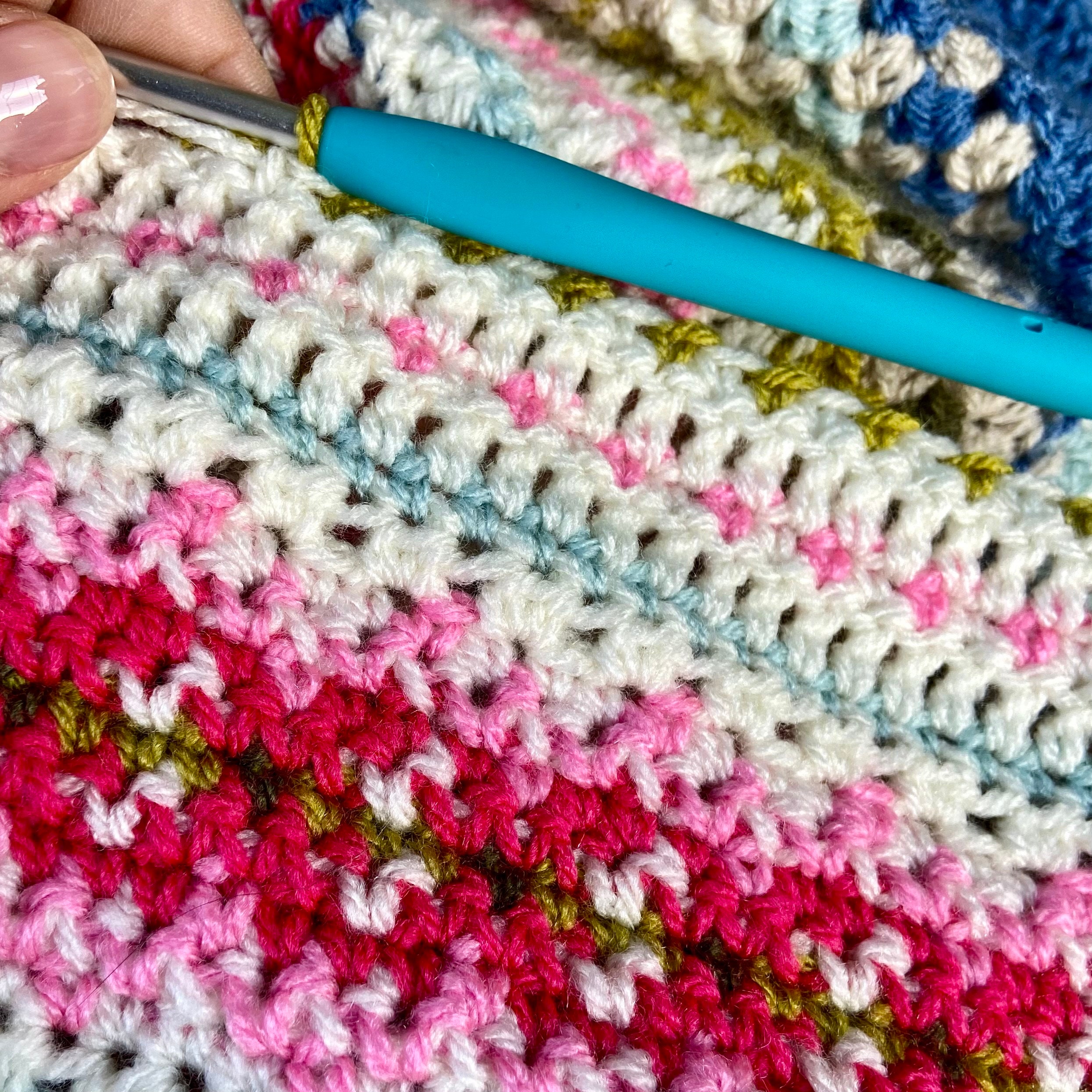 Fairly Fair Isle, Crochet Blanket Pattern - Granny Stripe — madebyanita
