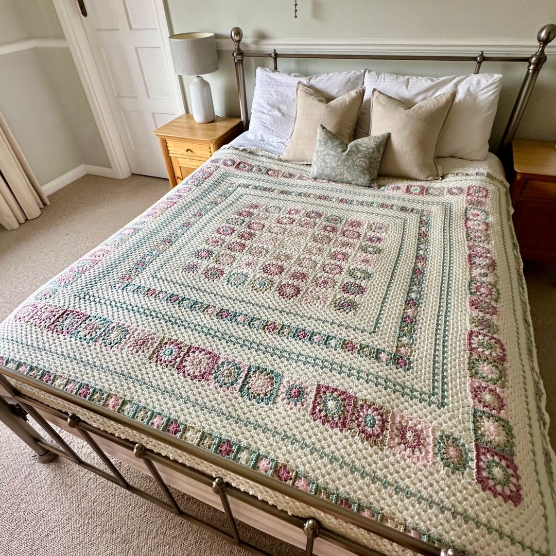 Grace Blanket - PRINTED PAPER Crochet Pattern - Etsy