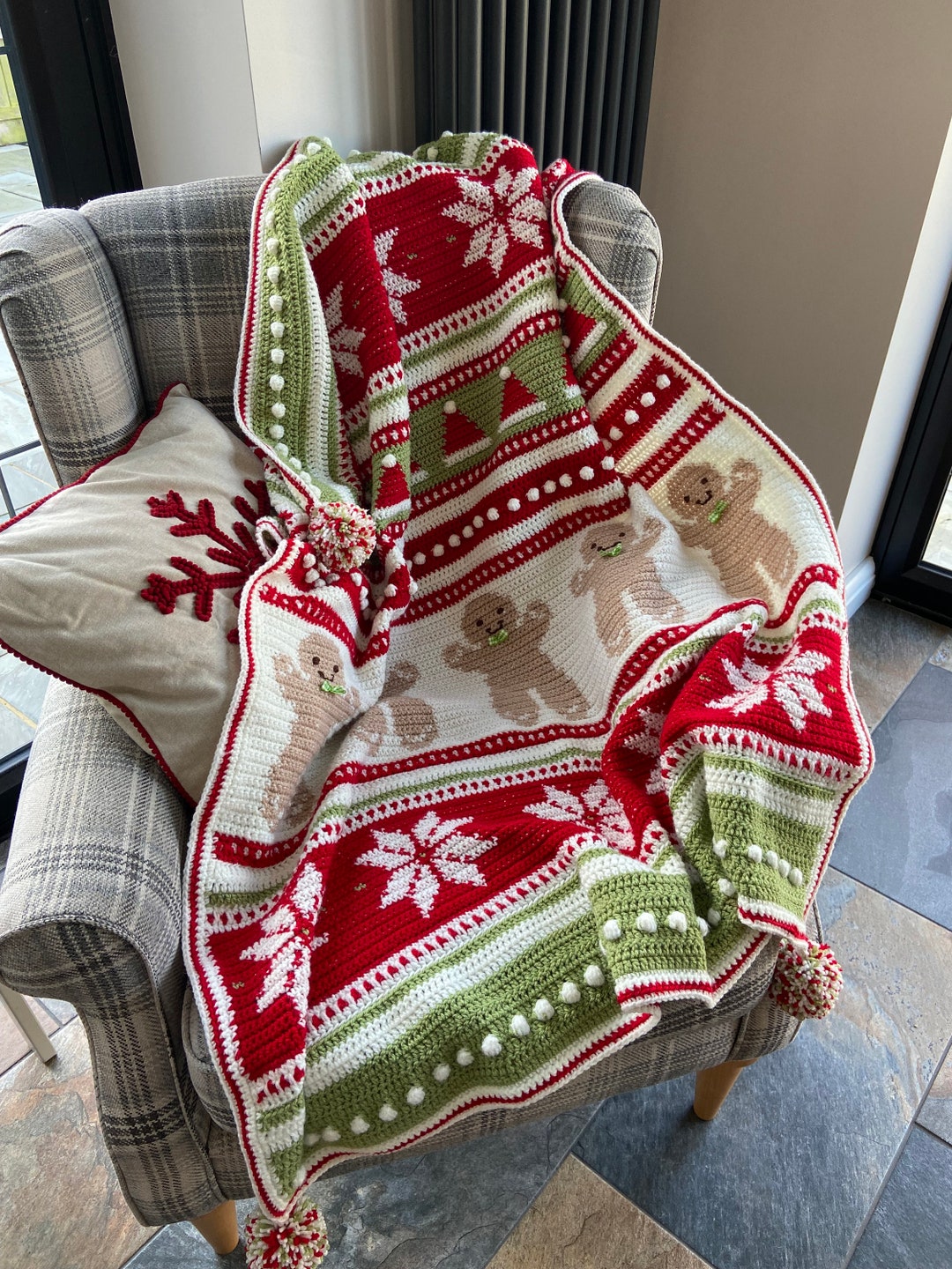 Christmas Eve Wishes Crochet Blanket Pattern PDF – Seasonal Winter ...