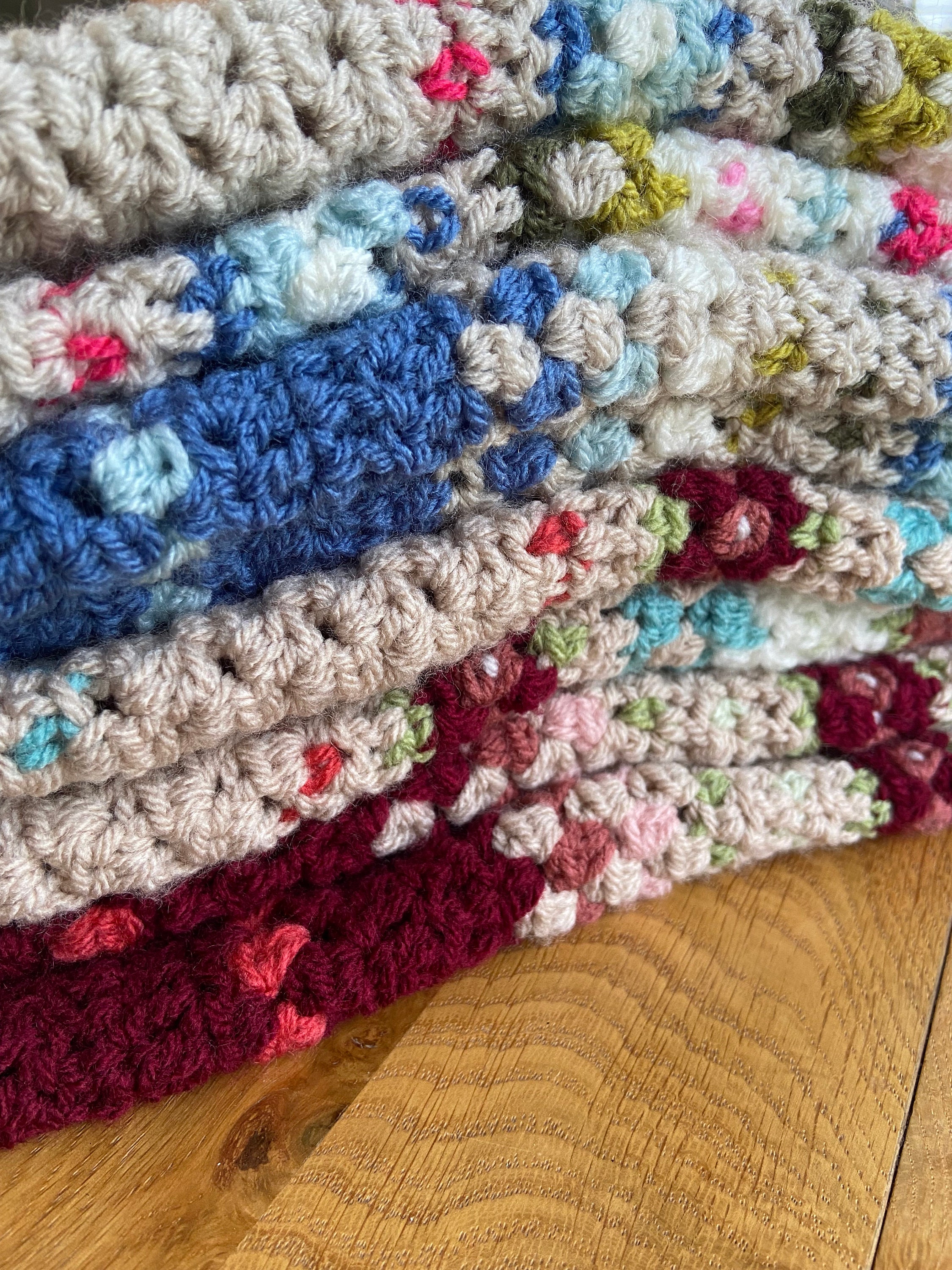 Fairly Fair Isle Crochet Blanket Pattern Granny Stripe | Etsy