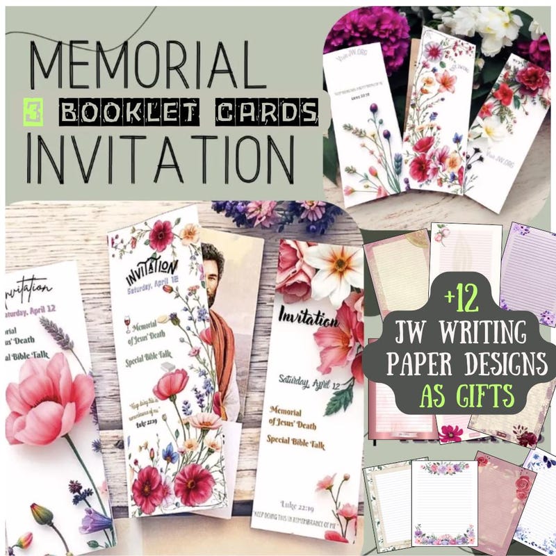 Jw Cards - Etsy