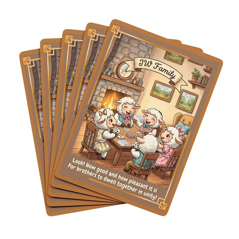 54 JW Card Deck, Jw Bible Quote and Sheeps Back Playing Cards , JW ...