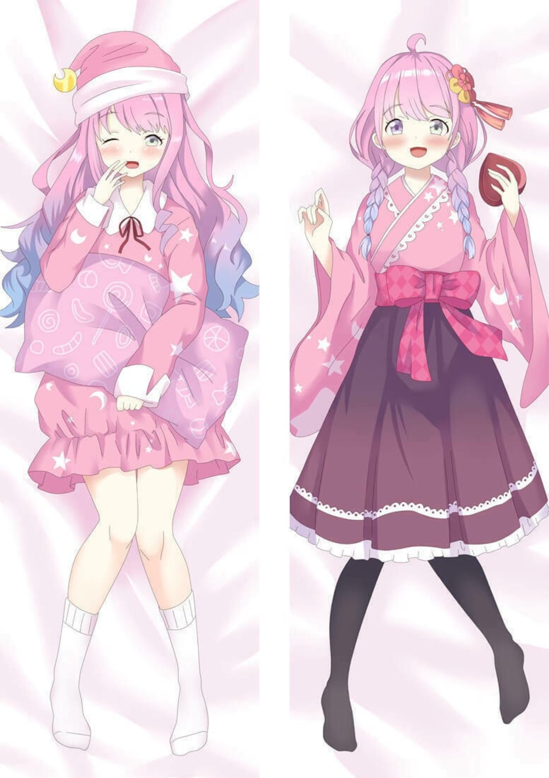 Vtuber AI Cute Dakimakura Anime Hugging Body Pillow Cover Case 150x50cm ...