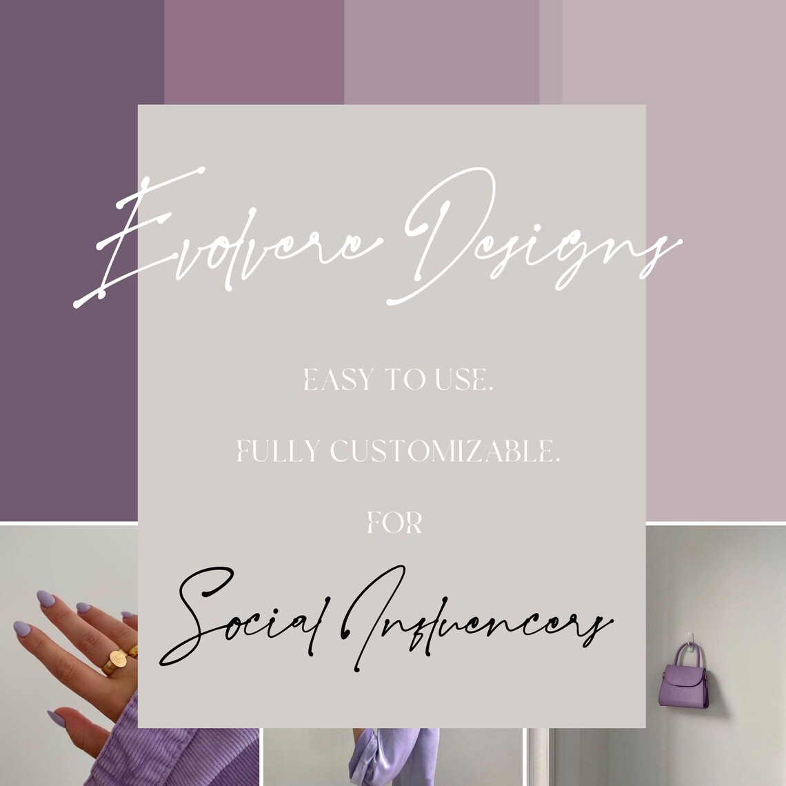 50 Soft Purple Social Influencer Aesthetic Highlight Covers Instagram ...