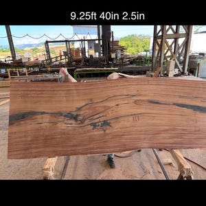 Handmade Rustic Dining Table, Boho Live Edge Wood Slab Countertop ...