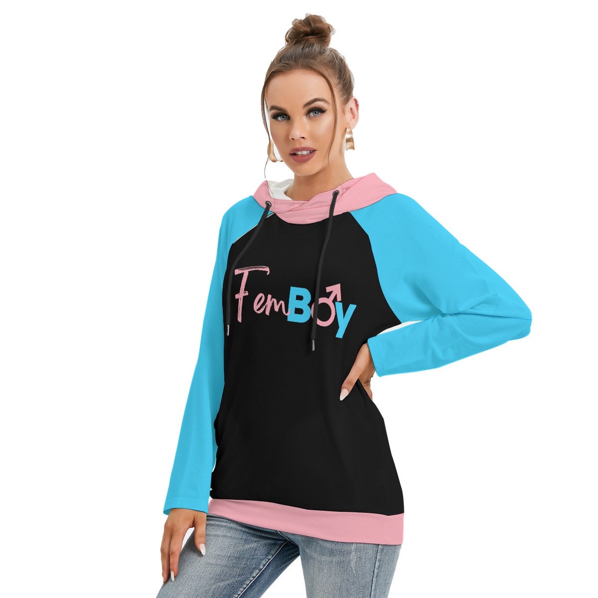 NEW: Trending Femboy Hoodie With Double Hood Unique Gender-neutral Fashion - Etsy