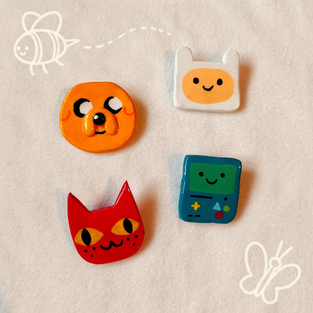 Adventure Time Clay Pins - Etsy