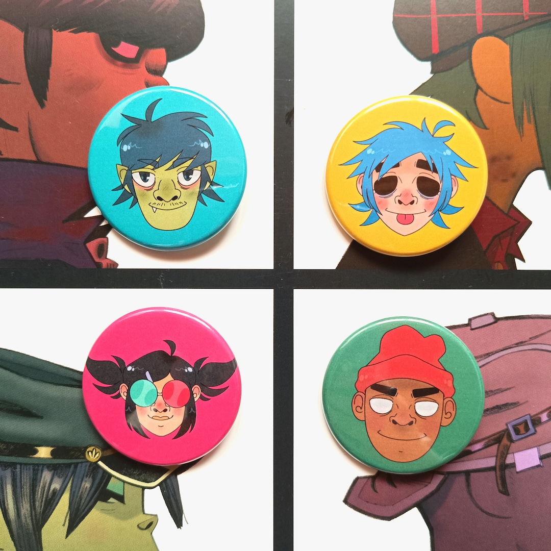 Gorillaz Saturn Barz Pins - Etsy