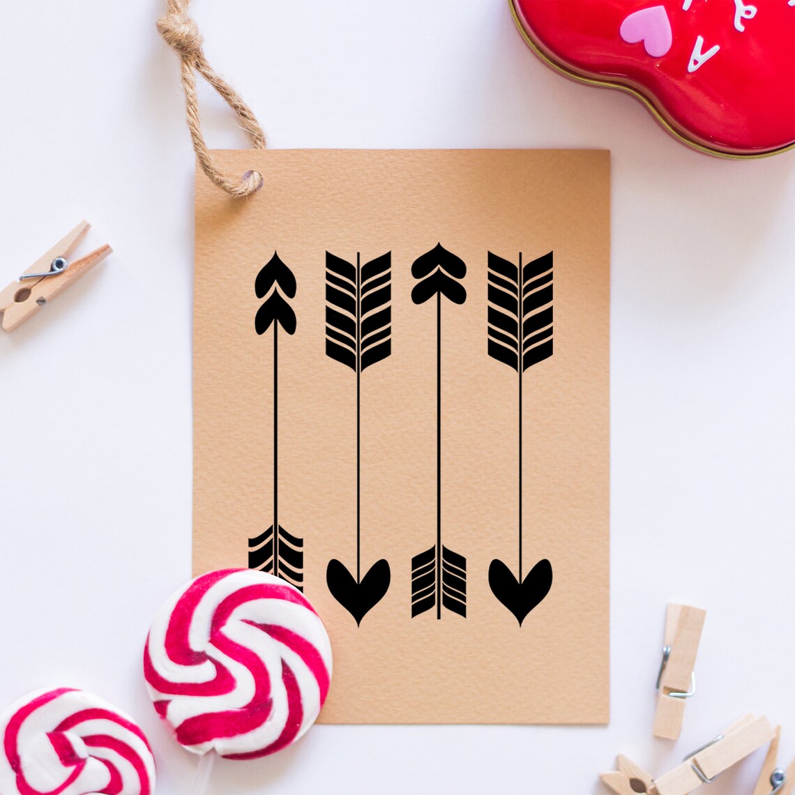 Hearts & Arrows Valentine Svg, Arrow Svg, Heart Svg, Ai, Pdf, SVG, DXF ...