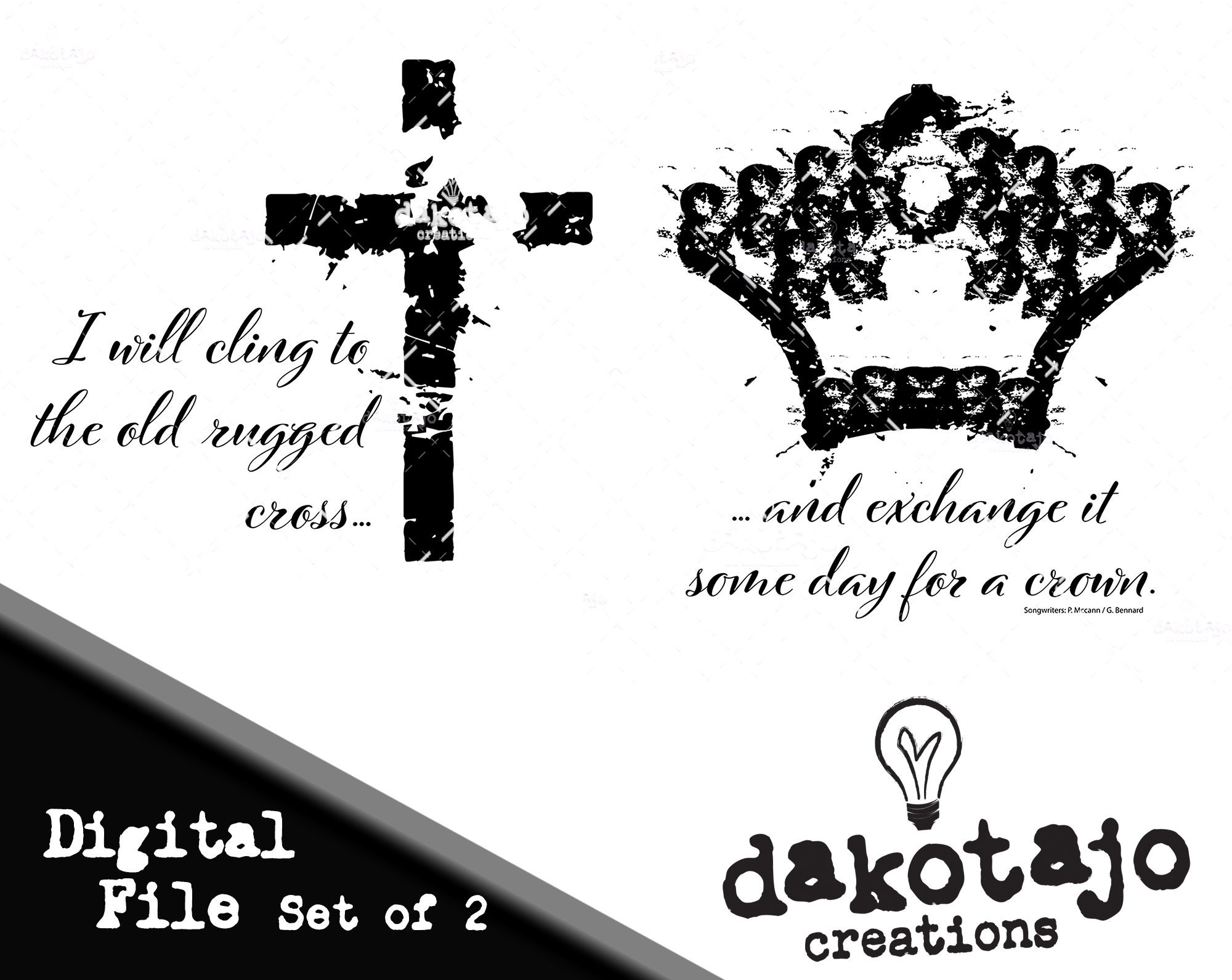 Old Rugged Cross PNG, Distressed Cross and Crown Artwork, Faith ...