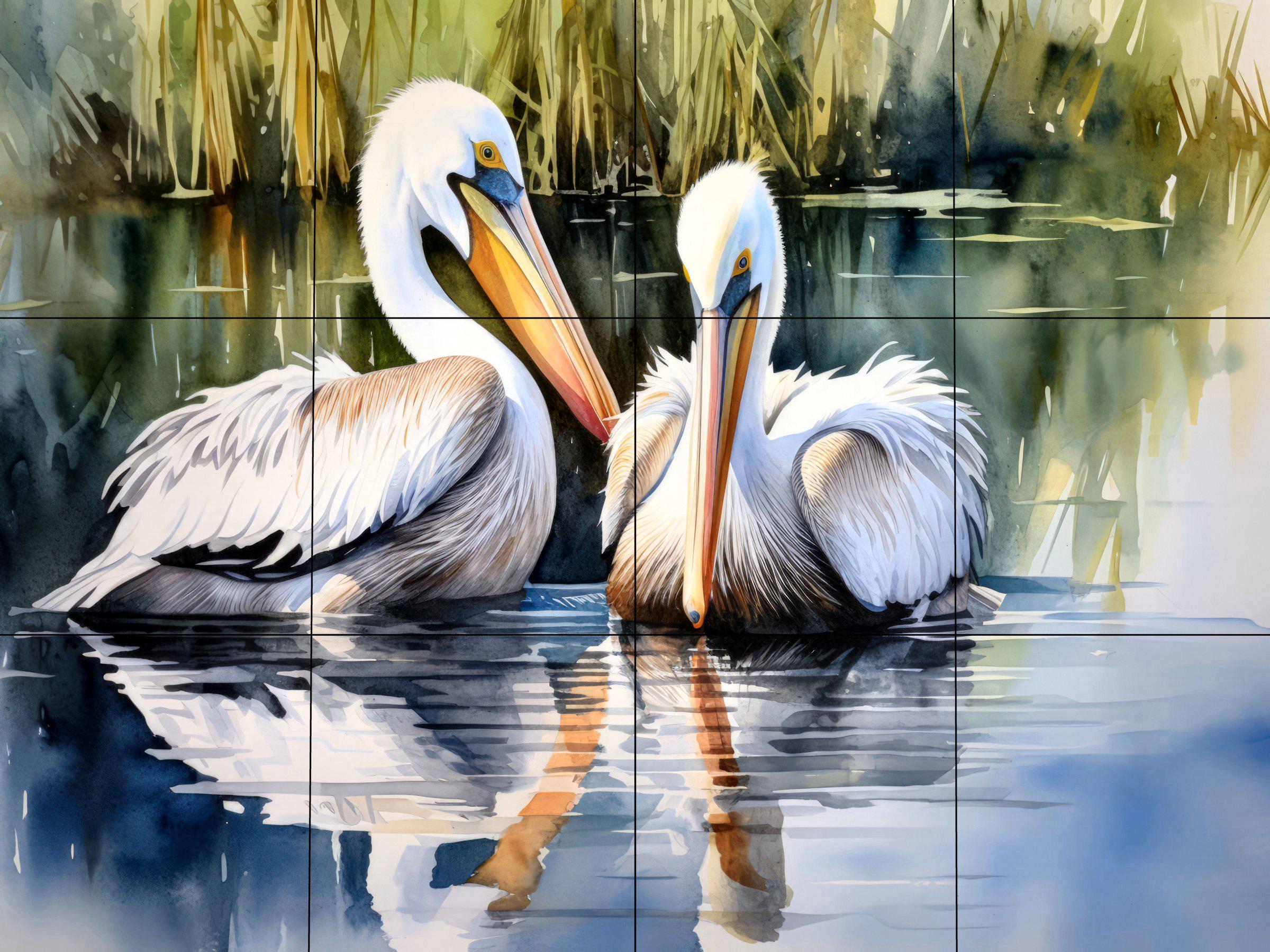 Pelican Tile Murals Home Decor Wall Murals Backsplash Interior Design ...