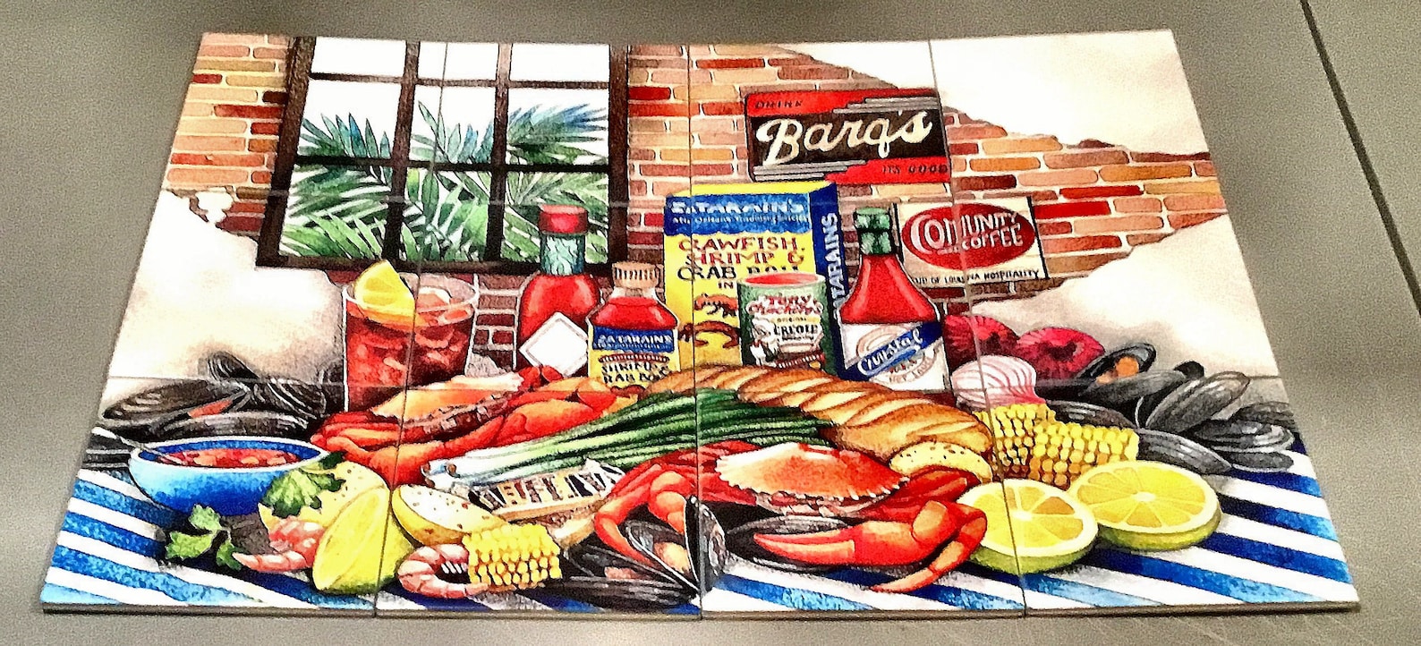 Mediterranean Tile Mural 1 Mediterranean Sea Mediterranean Sea - Etsy