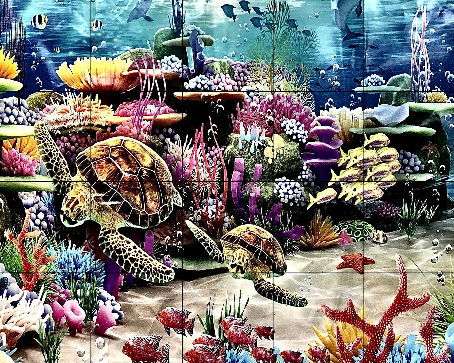 Underwater Scenes Tropical Fish Murals Home Decor Wall Murals ...