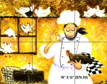 Chicken Tile Murals - Etsy