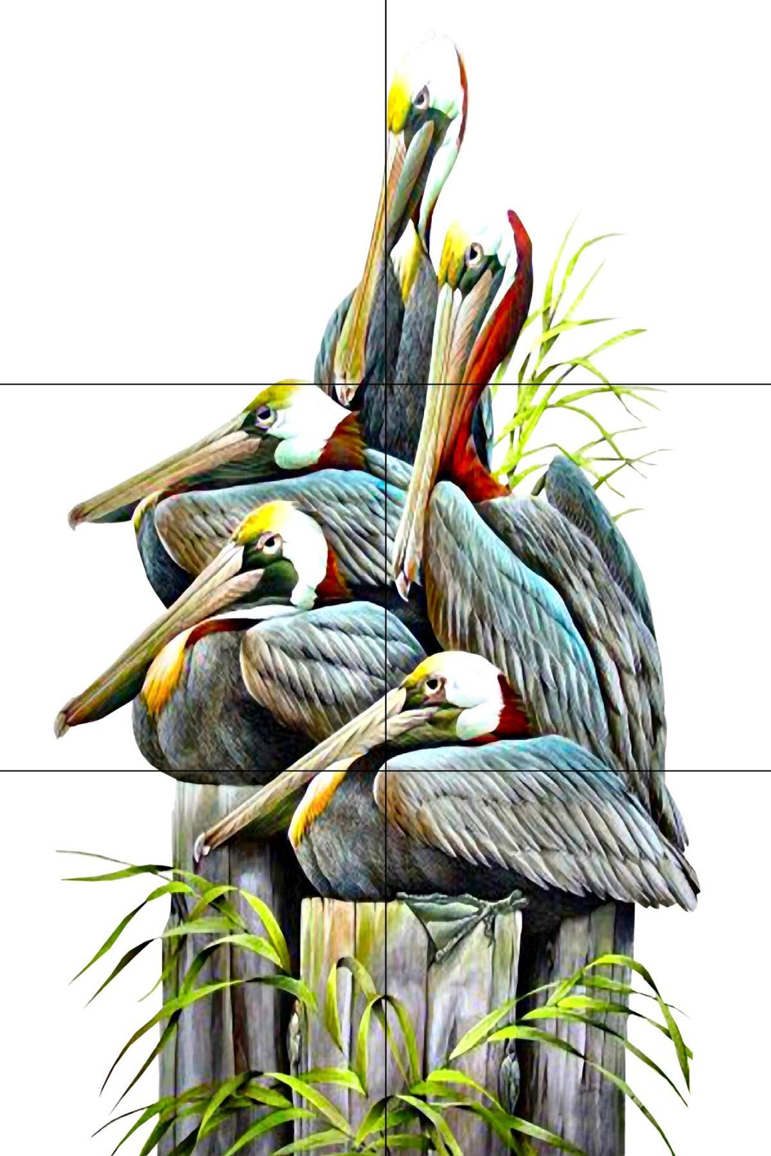 Pelican Tile Murals Home Decor Wall Murals Backsplash Interior Design ...