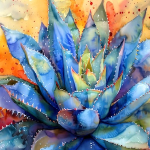 Agave 2 Desert Tile Murals Home Decor Wall Murals Backsplash ...