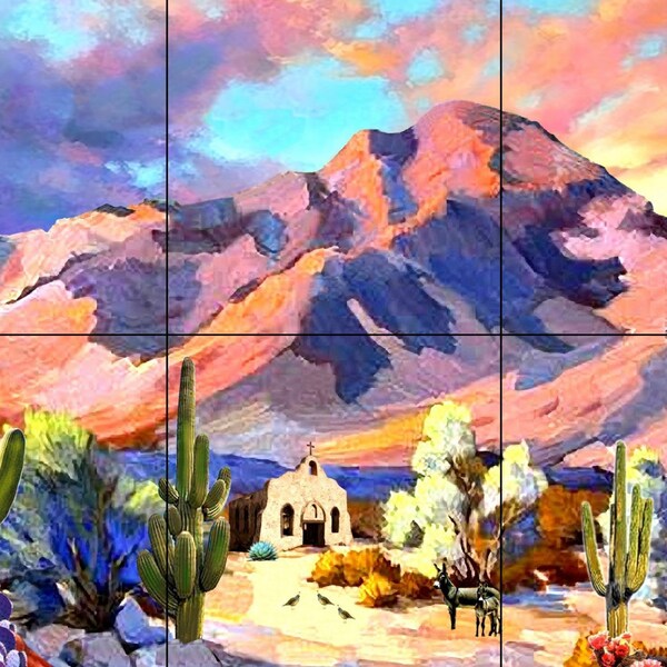 Tile Backsplash Mural - Etsy