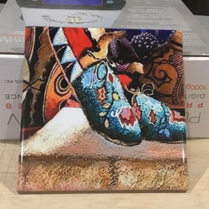 Roadrunner Mural 1 Tile Murals Desert Scenes Southwestern Art Home ...