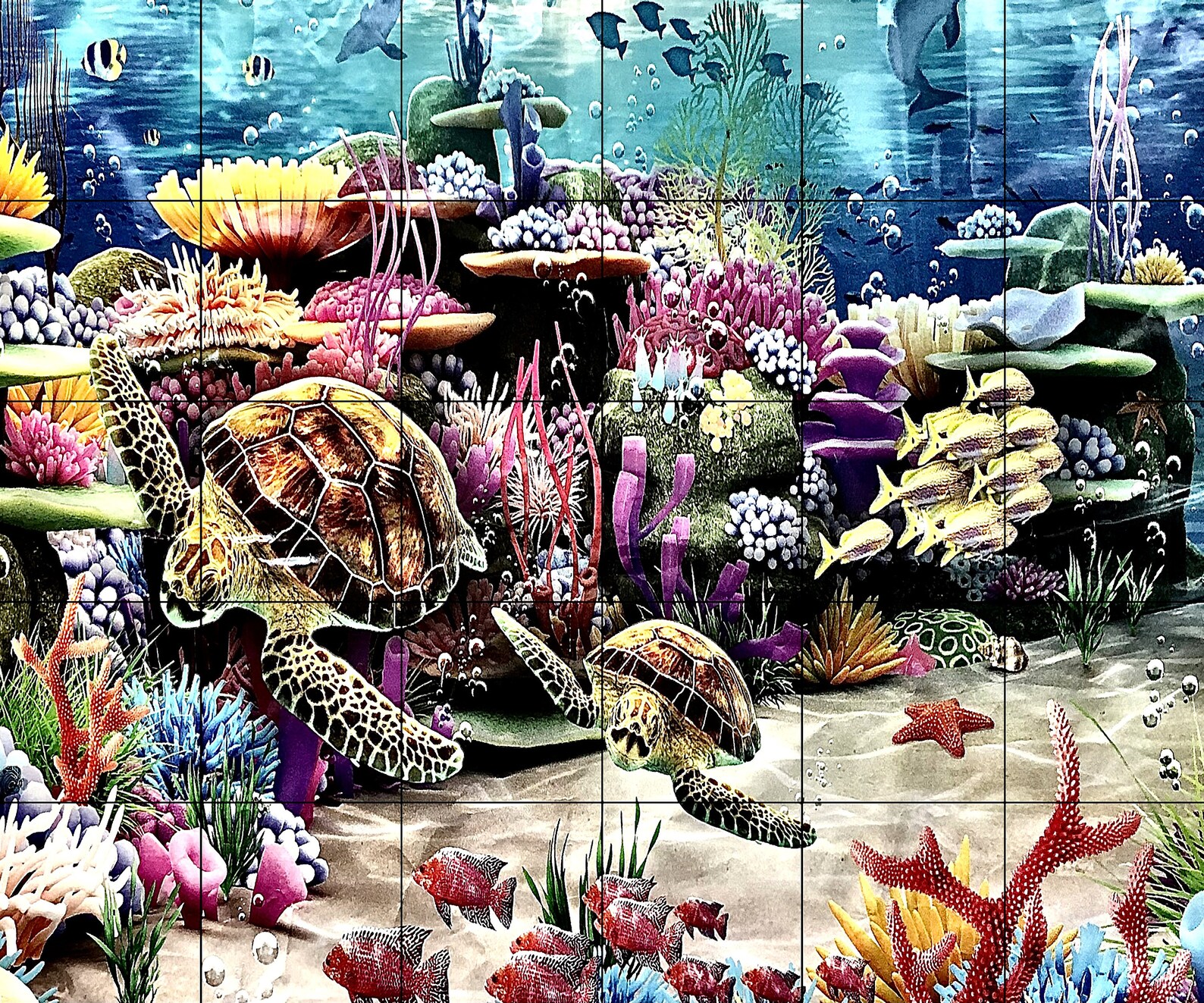 Underwater Scenes Tropical Fish Murals Home Decor Wall Murals ...