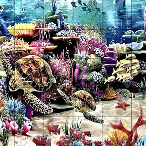 Underwater Scenes Tropical Fish Murals Home Decor Wall Murals ...