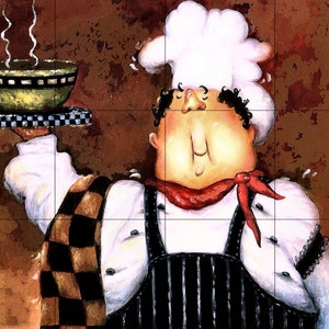 Funny Chefs Murals Home Decor Wall Murals Backsplash Interior Design ...