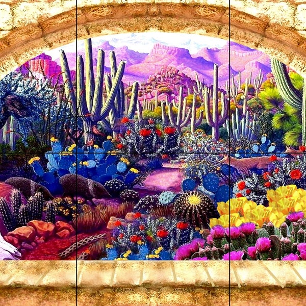 Southwest Ceramic Tile Wall Art - Etsy