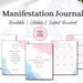 Manifestation Journal | Printable Journal | Law of Attraction Workbook ...