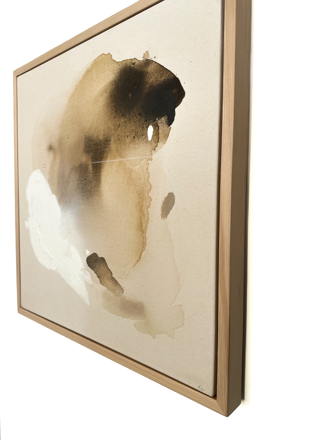 Original Abstract Painting Neutral Art Large Abstract Art - Etsy