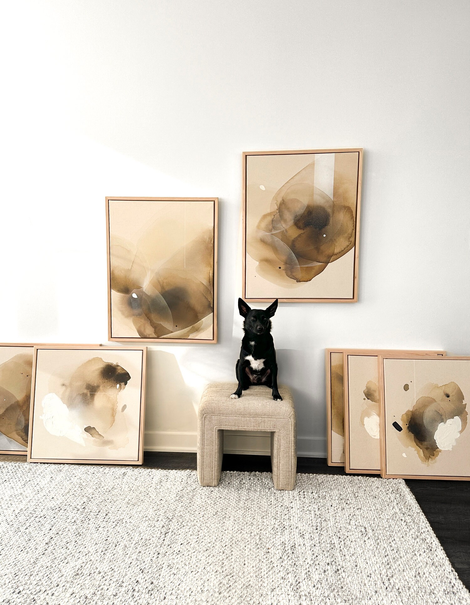 Original Abstract Painting Neutral Art Large Abstract Art - Etsy