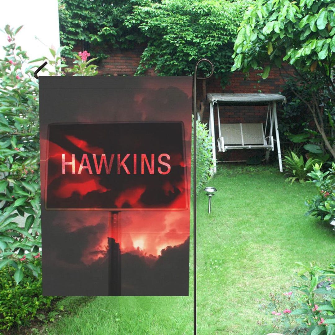 Stranger Things Inspired, Garden Flag - Etsy