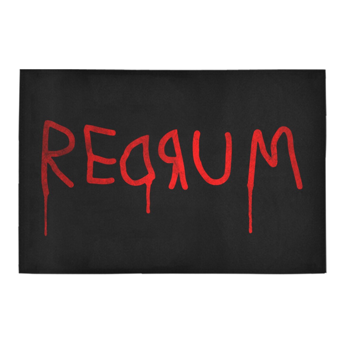 The Shining Doormat | Overlook Hotel Horror Decor | Redrum Welcome Mat ...