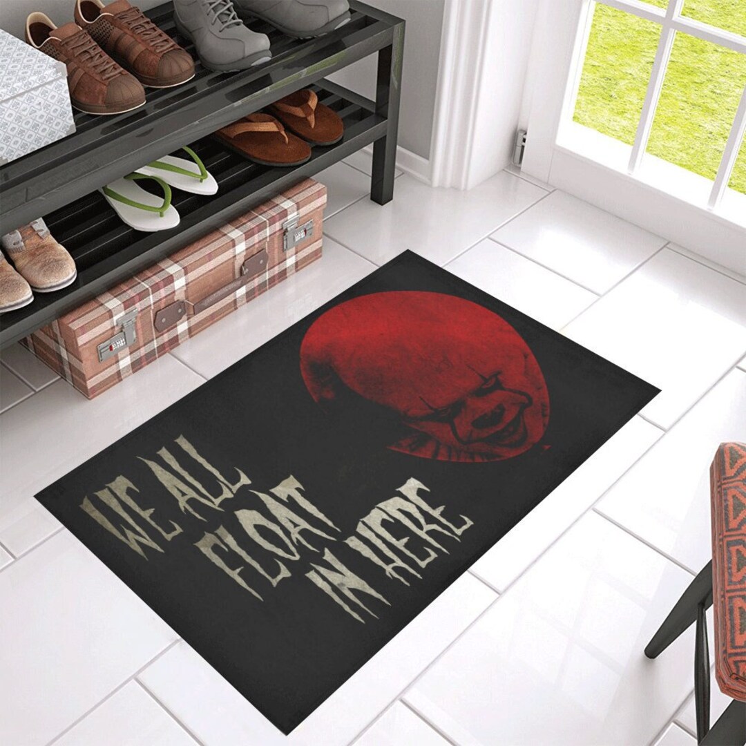 Pennywise Doormat | IT Movie Horror Decor | Killer Clown Welcome Mat ...
