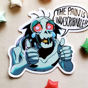 Hades Game Stickers -- Zagreus, Thanatos, Megaera, Nyx, Skelly - Etsy