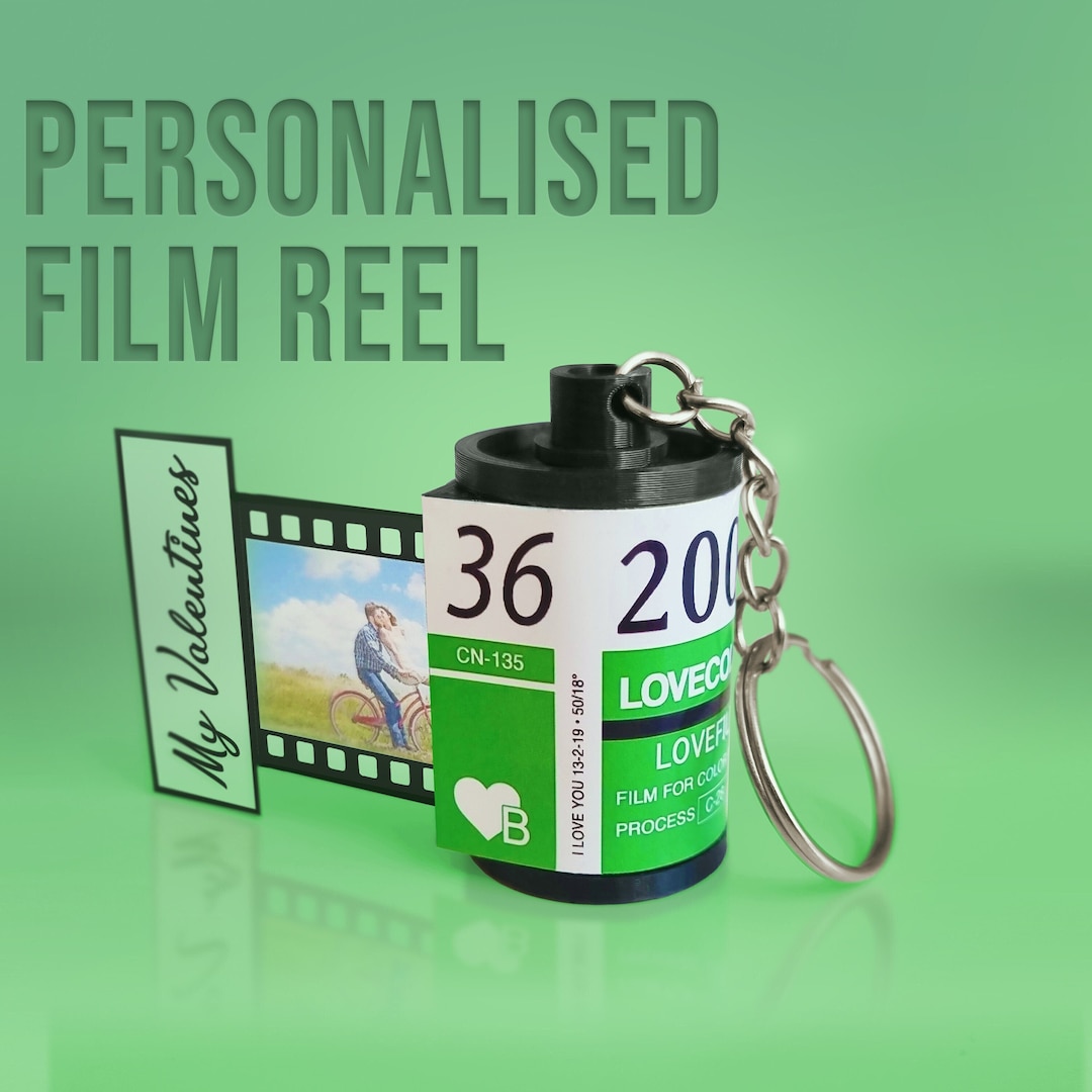 Memory Film Keychain Completely Custom Personalised Camera Roll Gift, 1 ...