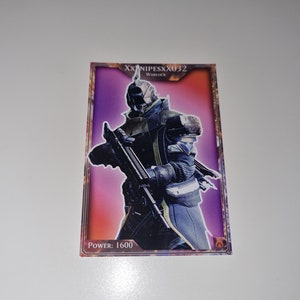 Destiny 2: Personalised Custom Card - Standard and Create Your Own ...