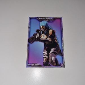 Destiny 2: Personalised Custom Card - Standard and Create Your Own ...